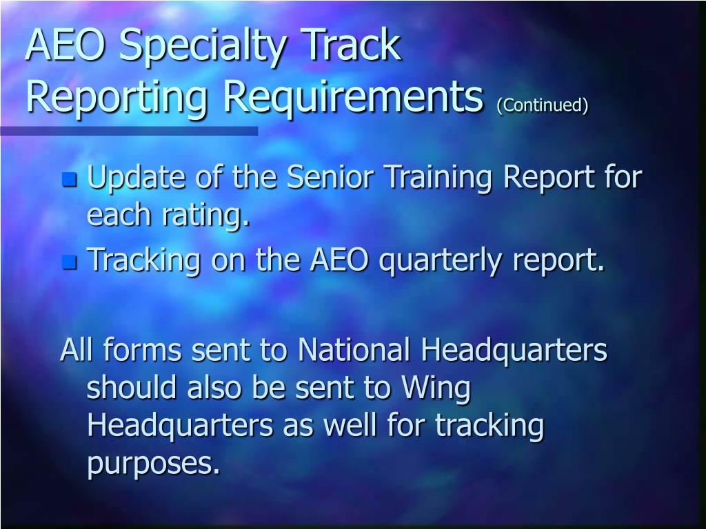 PPT - Aerospace Education Officer Specialty Track (215) PowerPoint ...