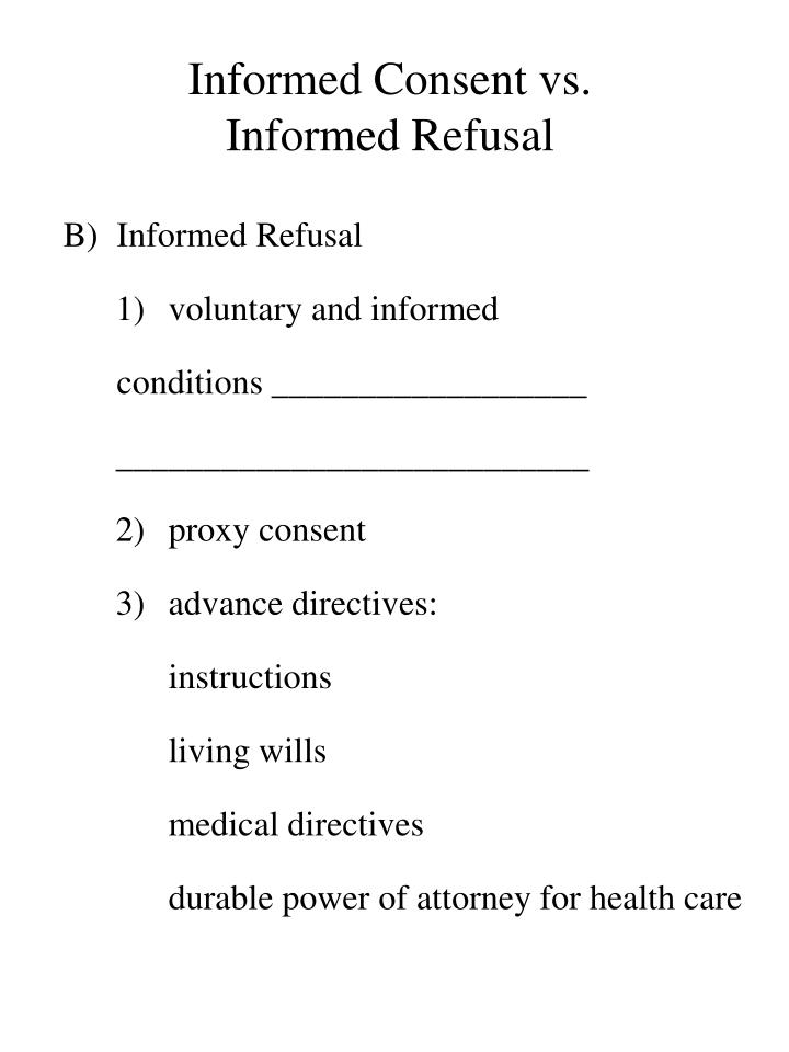 PPT - Informed Consent PowerPoint Presentation - ID:482985