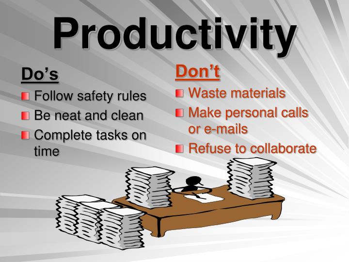 PPT - Work Ethics and Productivity PowerPoint Presentation - ID:483383