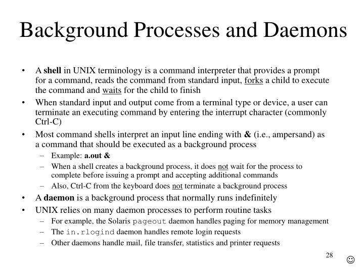 PPT - Chapter 3 Processes in UNIX PowerPoint Presentation - ID:483566