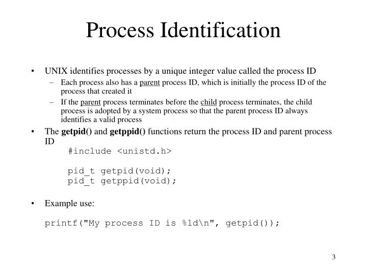 PPT - Chapter 3 Processes in UNIX PowerPoint Presentation - ID:483566