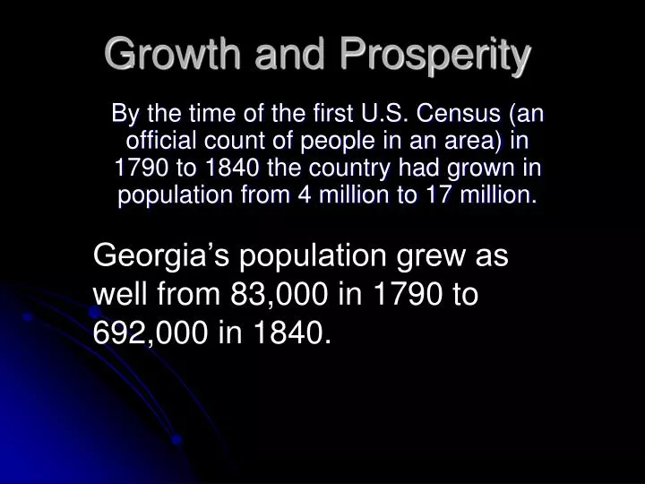 PPT - Growth and Prosperity PowerPoint Presentation, free download - ID ...