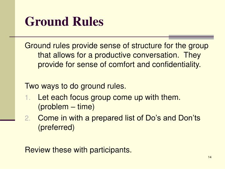 PPT - Conducting a Focus Group PowerPoint Presentation - ID:486623