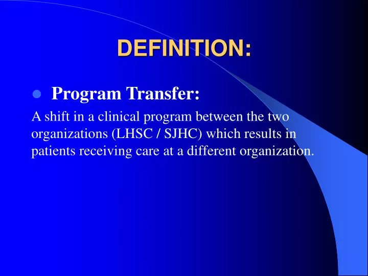 PPT - DEFINITION: PowerPoint Presentation, free download - ID:487577