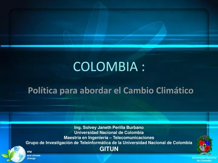 PPT - COLOMBIA : PowerPoint Presentation, free download - ID:488559