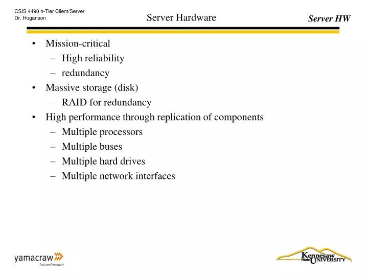 PPT - Server Hardware PowerPoint Presentation, free download - ID:48869