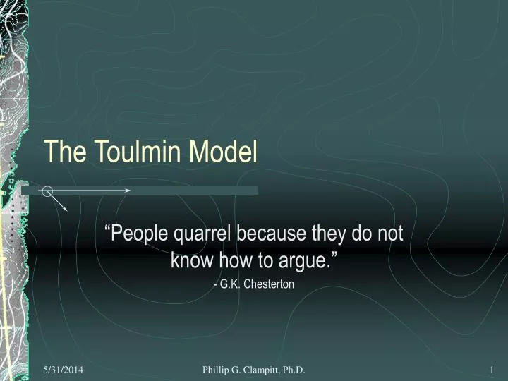 PPT - The Toulmin Model PowerPoint Presentation, free download - ID:488966