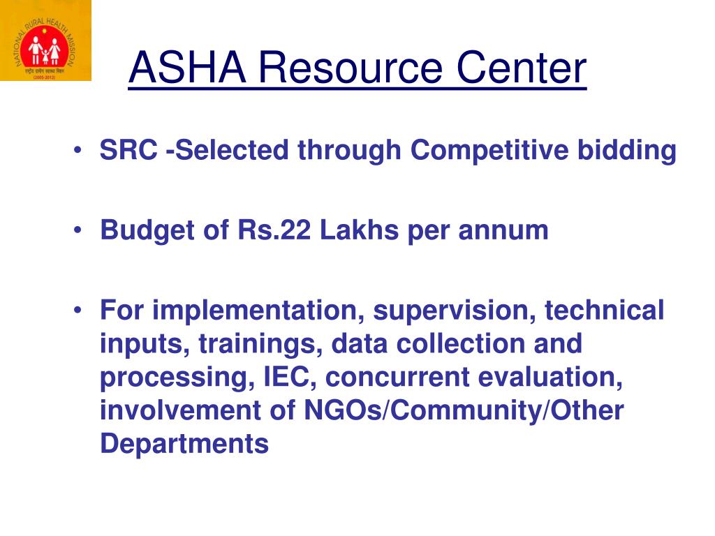 PPT - ASHA Sahyogini intervention in Rajasthan by Vaidehi Agnihotri ...