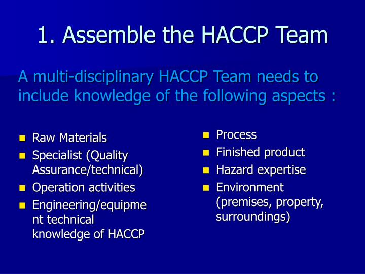 PPT - Introduction to HACCP (Hazards Analysis Critical Control Point ...