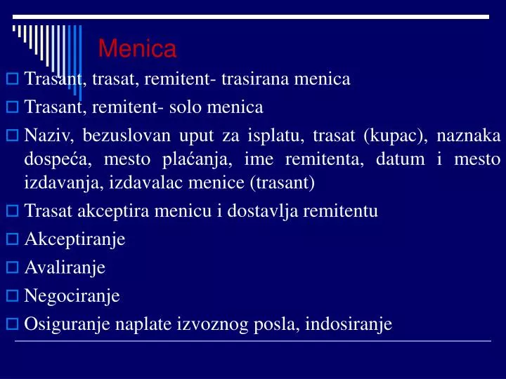 PPT - Menica PowerPoint Presentation, free download - ID:490195