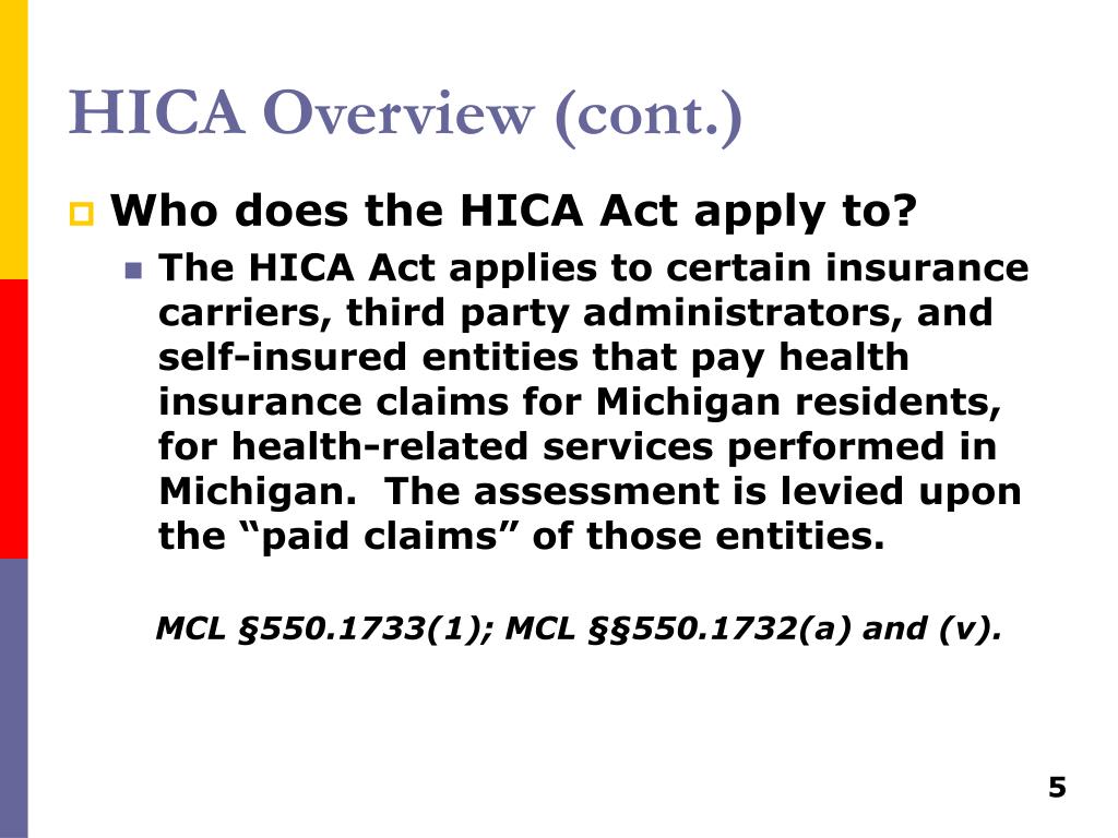 PPT - Health Insurance Claims Assessment (HICA) PowerPoint Presentation ...