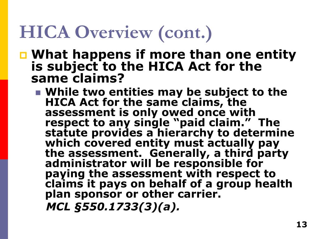 PPT - Health Insurance Claims Assessment (HICA) PowerPoint Presentation ...