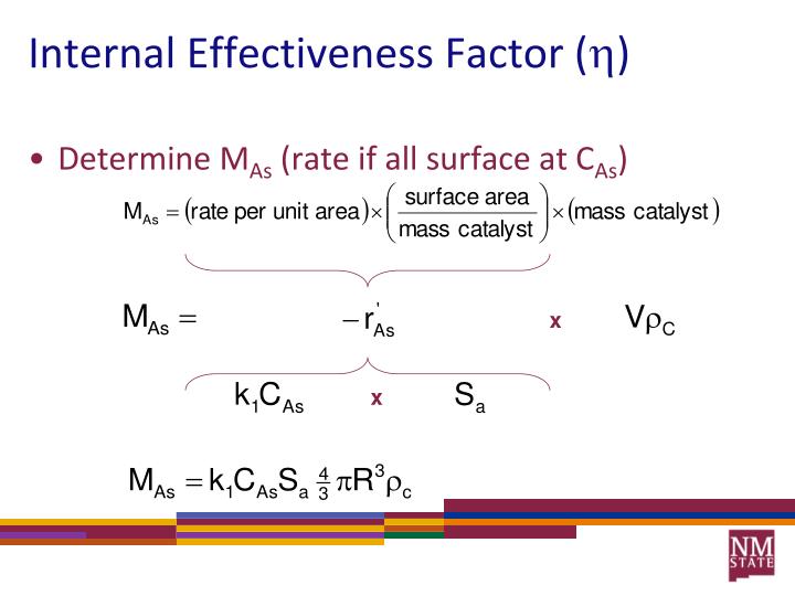 PPT - Ch E 542 - Intermediate Reactor Analysis & Design PowerPoint ...