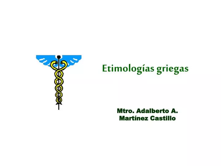 PPT - Etimologías griegas PowerPoint Presentation, free download - ID ...