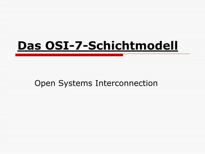 PPT - Das OSI-7-Schichtmodell PowerPoint Presentation, free download ...