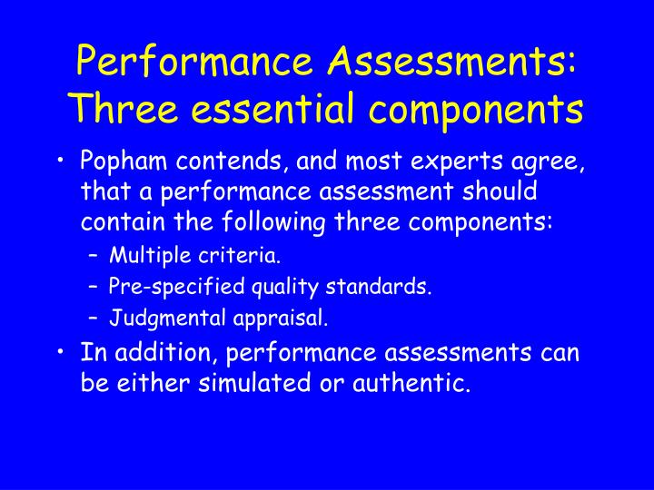 PPT - Performance and Portfolio Assessment PowerPoint Presentation - ID ...