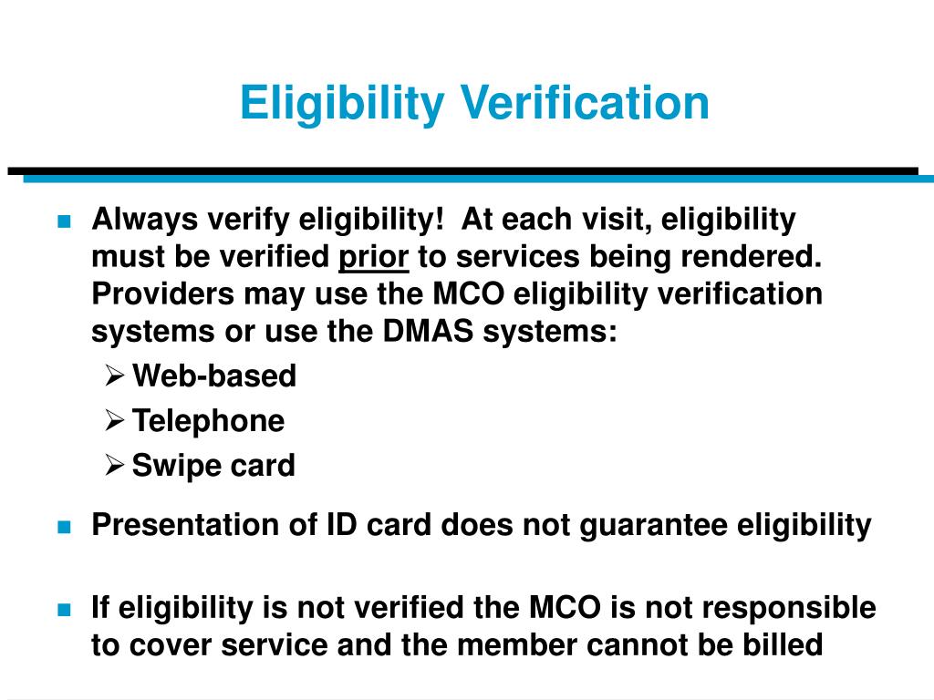 PPT - The Virginia Medicaid (Medallion II) and CHIP (FAMIS) Program ...