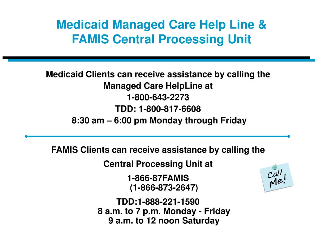 PPT - The Virginia Medicaid (Medallion II) and CHIP (FAMIS) Program ...