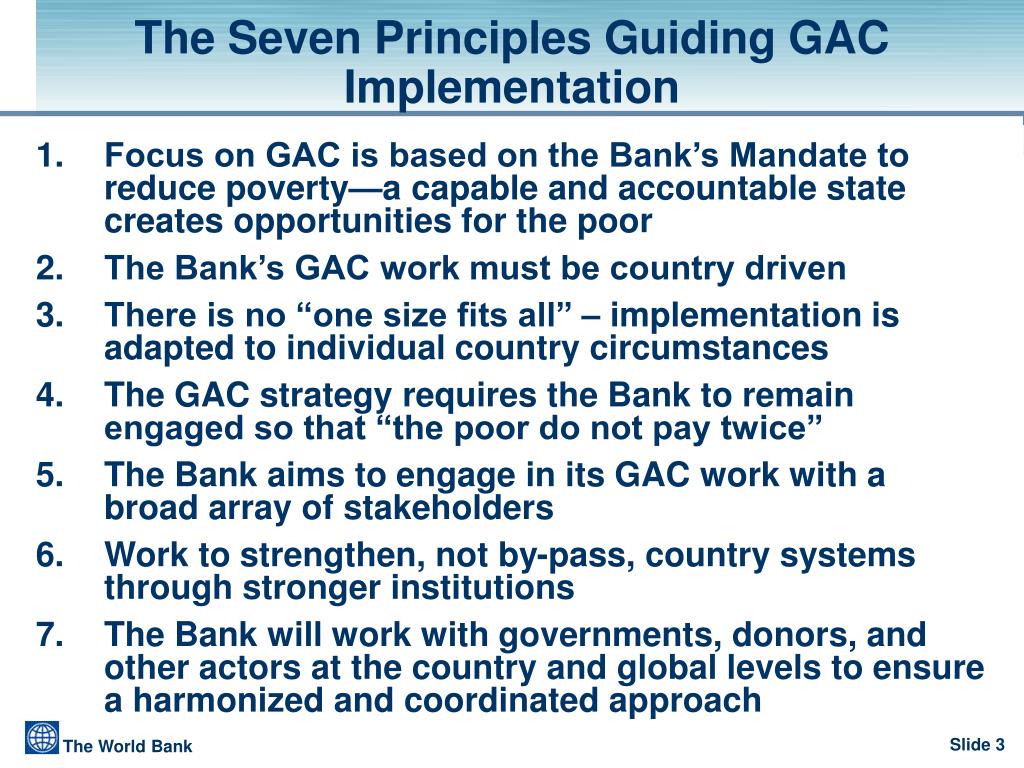 PPT - Strengthening World Bank Group Engagement on Governance ...