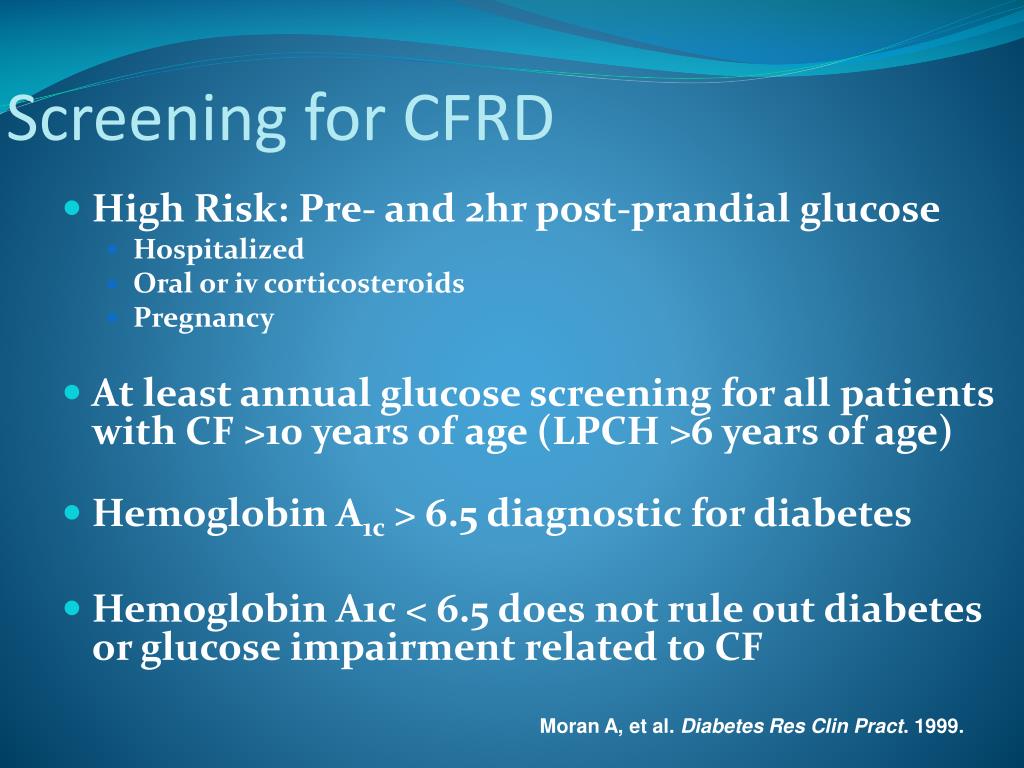 PPT - Cystic Fibrosis Related Diabetes: An Update PowerPoint ...