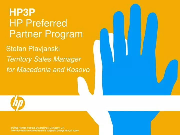 PPT - HP3P HP Preferred Partner Program PowerPoint Presentation, free ...