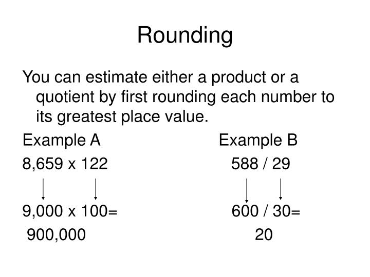 Estimate Each Quotient Or Product
