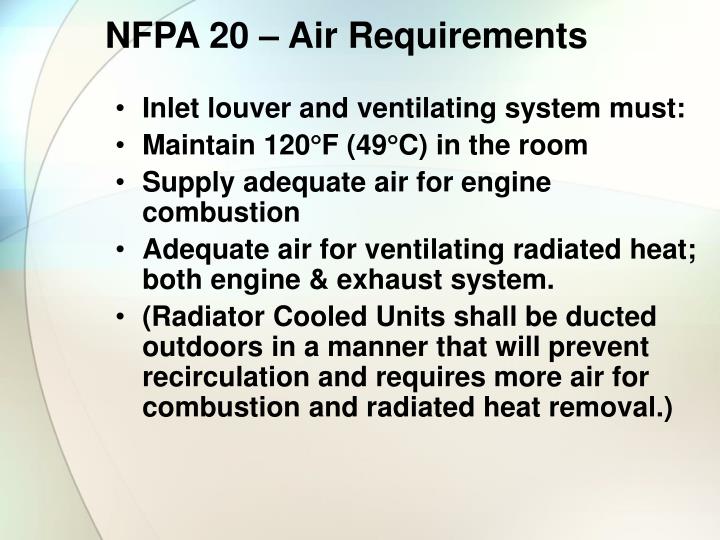 PPT - Cincinnati, Ohio USA Diesel Engines for NFPA-20 Fire Protection ...
