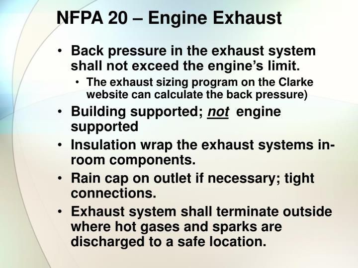 PPT - Cincinnati, Ohio USA Diesel Engines for NFPA-20 Fire Protection ...