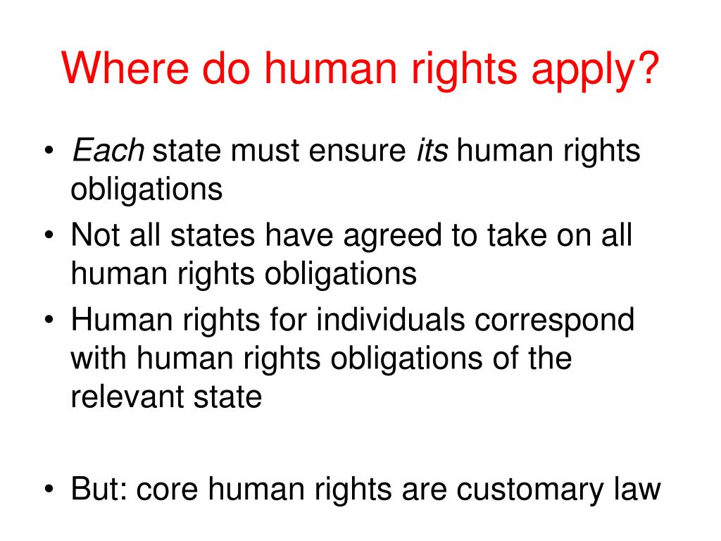 PPT - The relationship between international humanitarian law (IHL) and ...