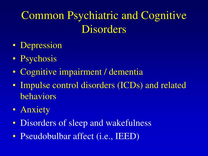 PPT - Assessment and Management of Psychiatric & Cognitive ...