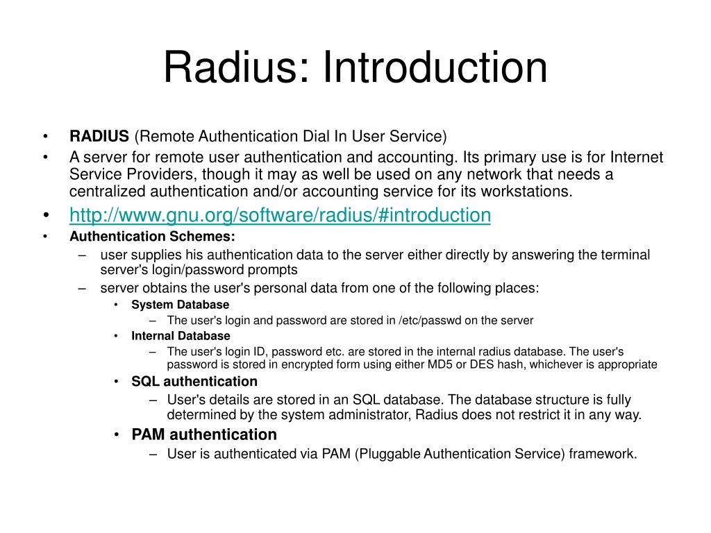 PPT - Authentication servers: RADIUS TACACS+ PowerPoint Presentation ... PPT - Authentication servers: RADIUS TACACS+ PowerPoint Presentation ...