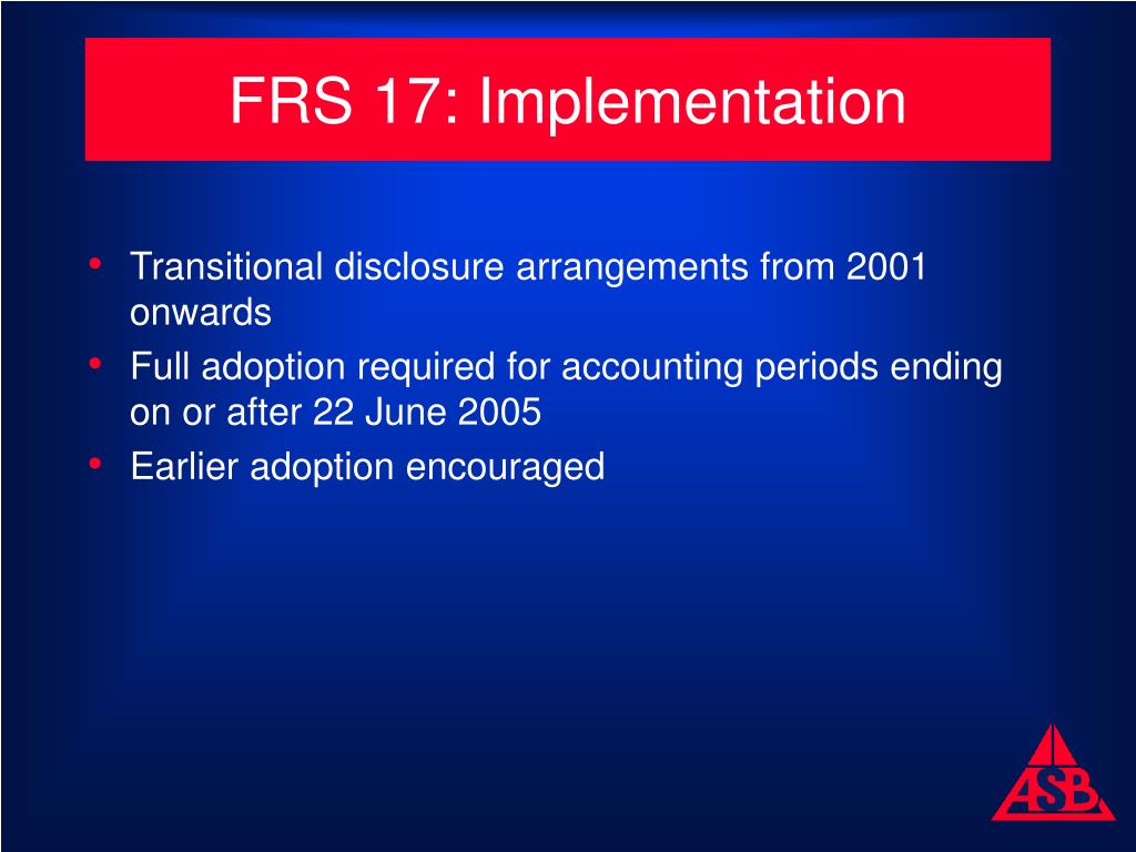 PPT - Accounting for retirement benefits in the UK – FRS 17 PowerPoint ...