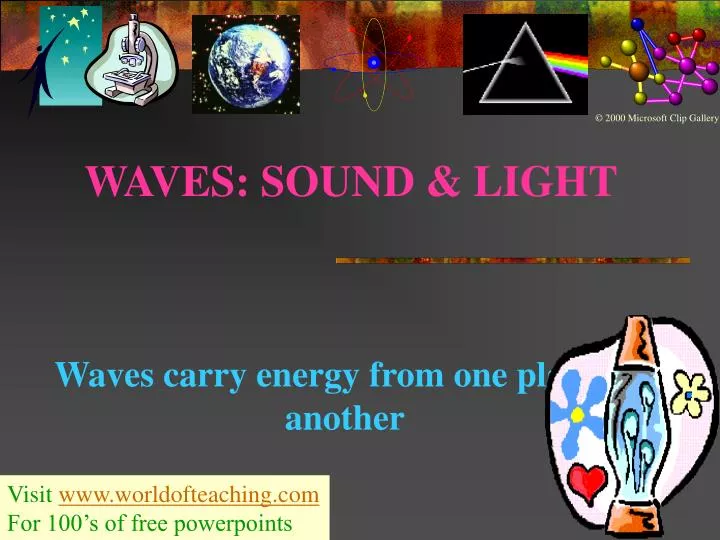 PPT - WAVES: SOUND & LIGHT PowerPoint Presentation, free download - ID ...