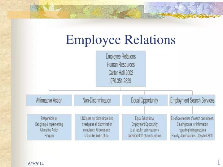 PPT - Employee Relations PowerPoint Presentation, free download - ID:498852