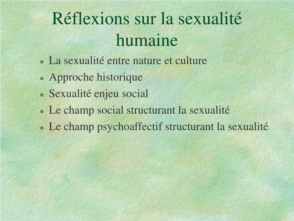 Ppt Réflexions Sur La Sexualité Humaine Powerpoint Presentation Free