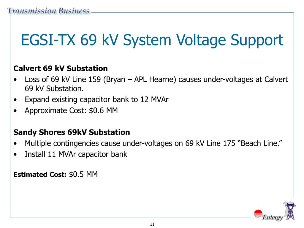 PPT - Entergy Gulf States, Inc. (Texas) Approved & Proposed ...