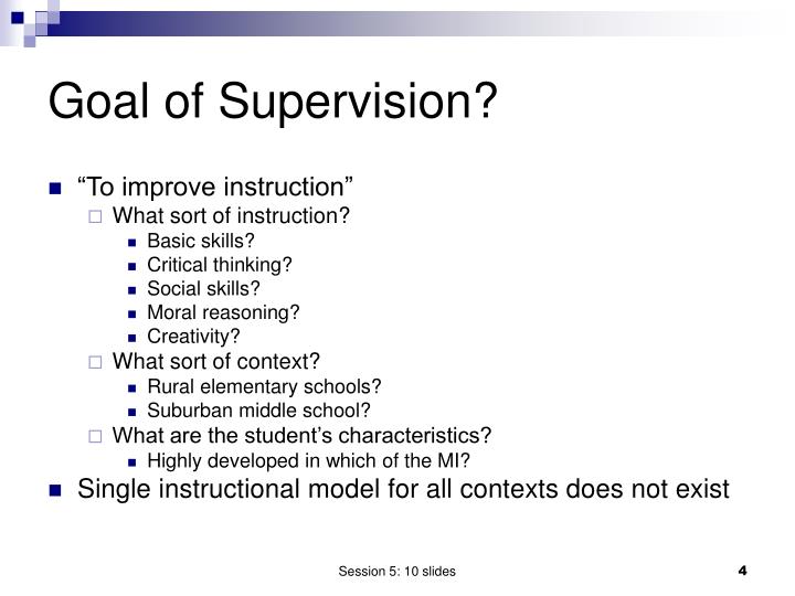 PPT - Reflections on Schools, Teaching, & Supervision PowerPoint ...