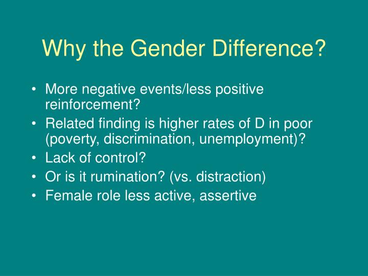 PPT - Gender Differences in Depression PowerPoint Presentation - ID:499268