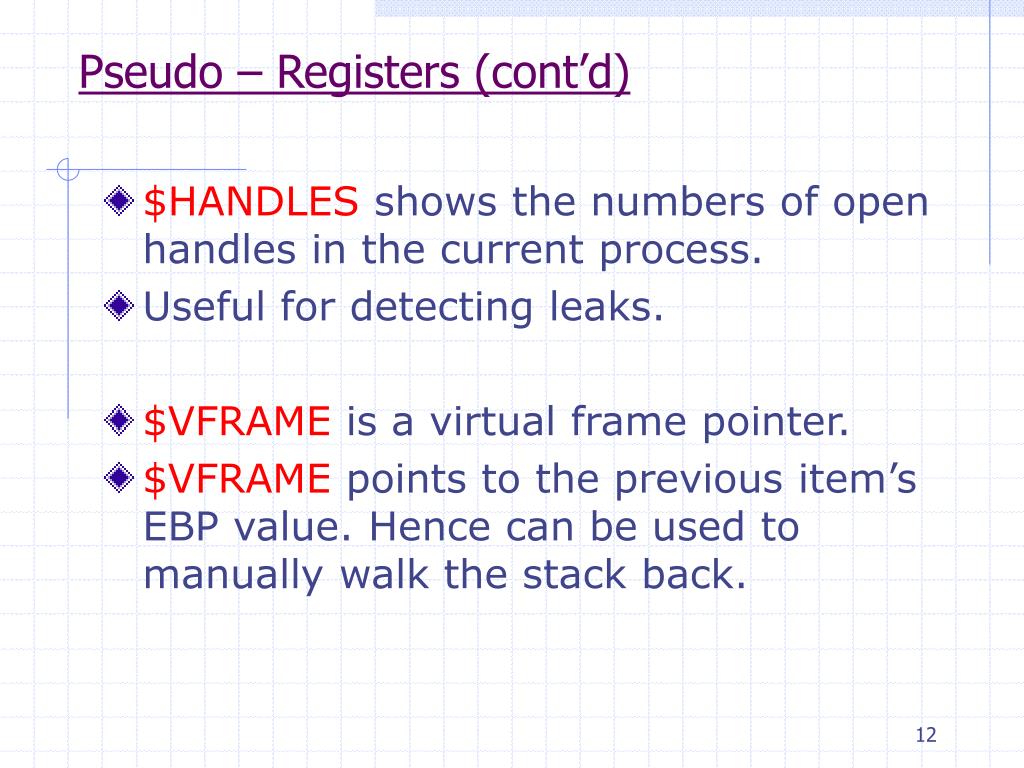 PPT - Chapter 7b – Assembly Debugging PowerPoint Presentation, free download - ID:499701