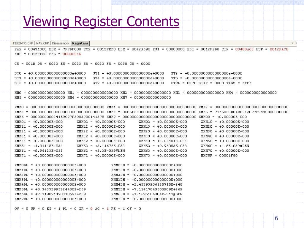 PPT - Chapter 7b – Assembly Debugging PowerPoint Presentation, free download - ID:499701