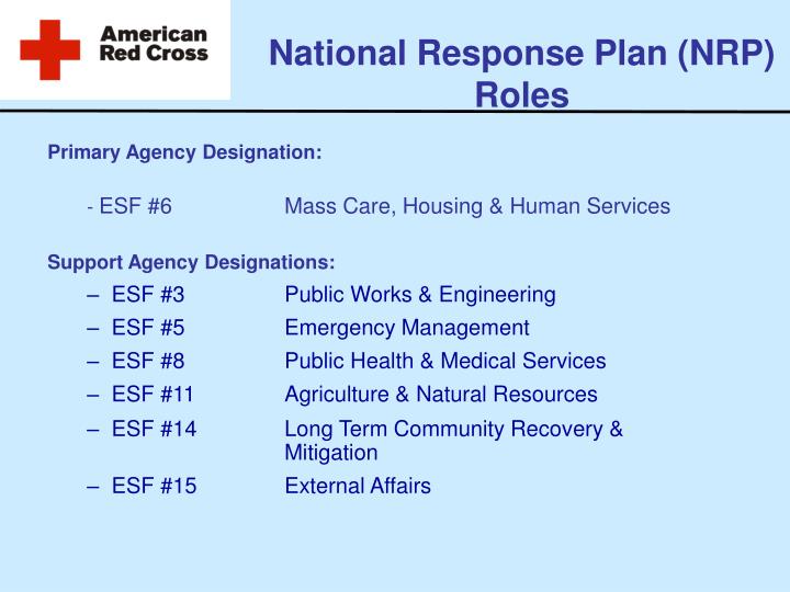 PPT - The Role of the Red Cross in Emergency Management PowerPoint ...