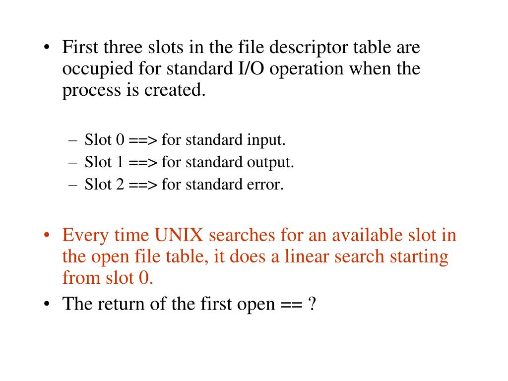 Ppt File And Io System Calls Int Openconst Char Path Int Flags Modet Modes Int Creat