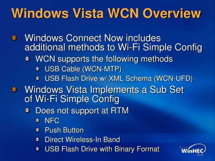 PPT - How To Use Windows Connect Now To Enable Simple Setup For ...