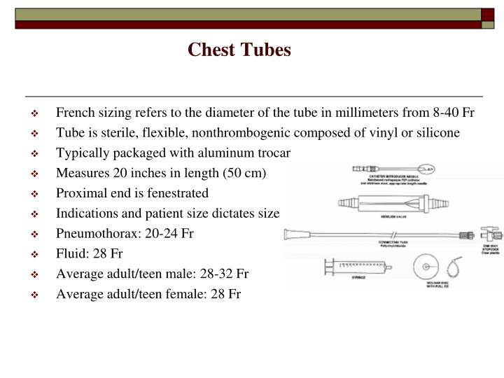 PPT - Chest Tubes: Indication to Removal Chest Tube Care and Monitoring ...