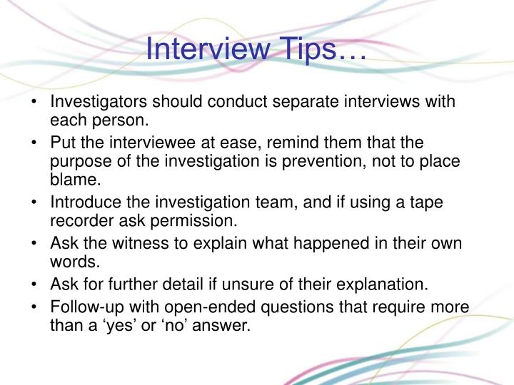 PPT - Incident Investigation PowerPoint Presentation - ID:500888