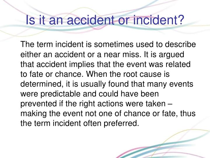 PPT - Incident Investigation PowerPoint Presentation - ID:500888