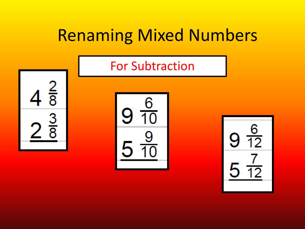 PPT Renaming Mixed Numbers PowerPoint Presentation Free Download PPT Renaming Mixed Numbers PowerPoint Presentation Free Download