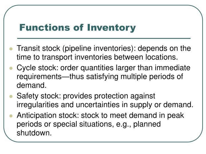 PPT - Inventory Management PowerPoint Presentation - ID:501798