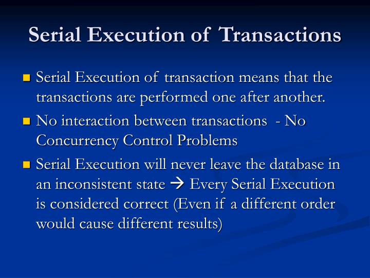 PPT - Transaction Management PowerPoint Presentation - ID:502063