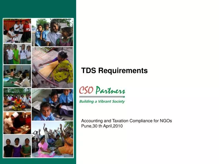 PPT - TDS Requirements PowerPoint Presentation, free download - ID:502110